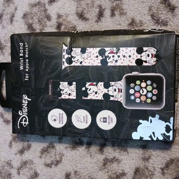 Disney | Accessories | Disney Mickey Mouse Watch Band For Apple Watch ...